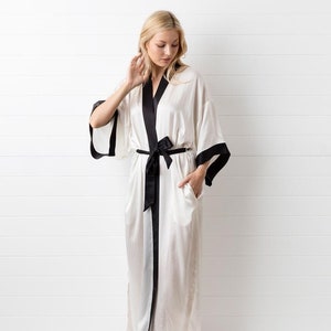 White Kimono Robe - Etsy