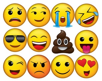 Emoji Wall Decal | Etsy