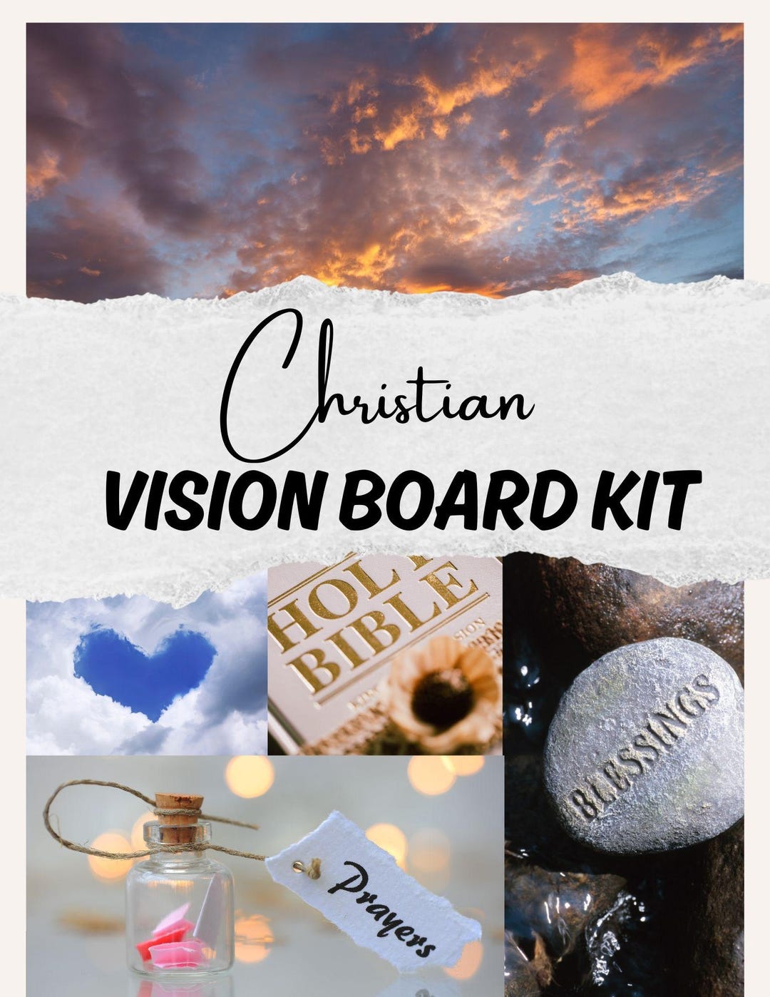 Christian Vision Board Kit - Etsy