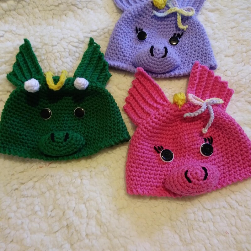 Baby Dragon Hat - Etsy