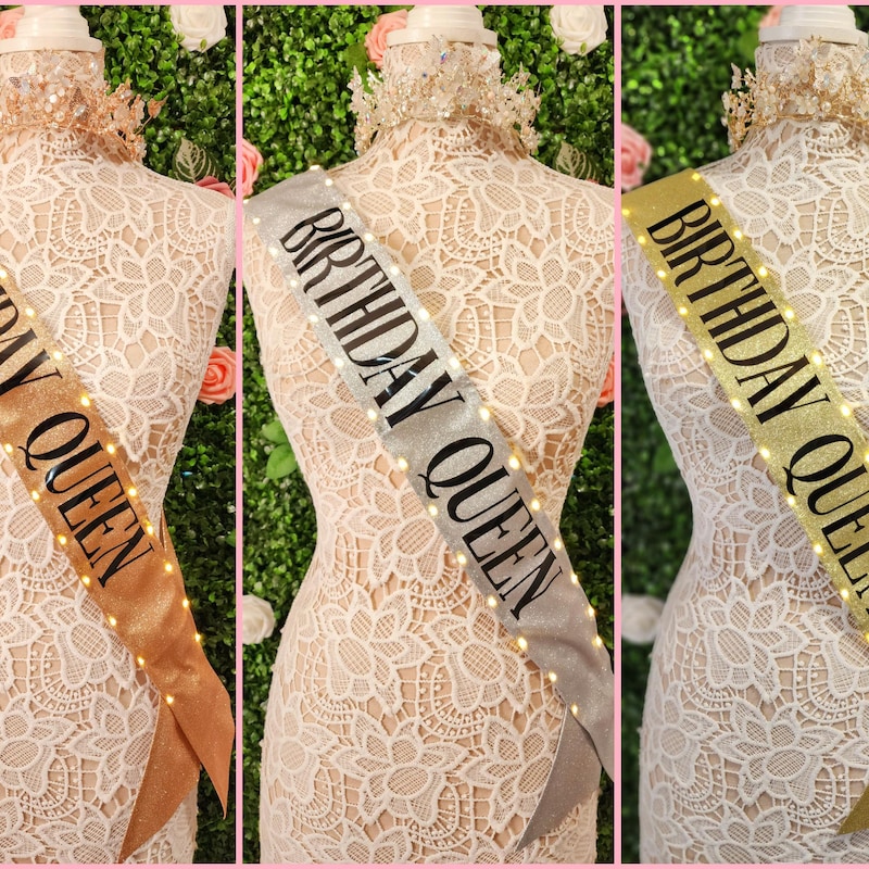 Gold Sash - Etsy