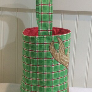 Christmas Rudolph Bag Rudolph Treat Bag Christmas Gift Bag | Etsy