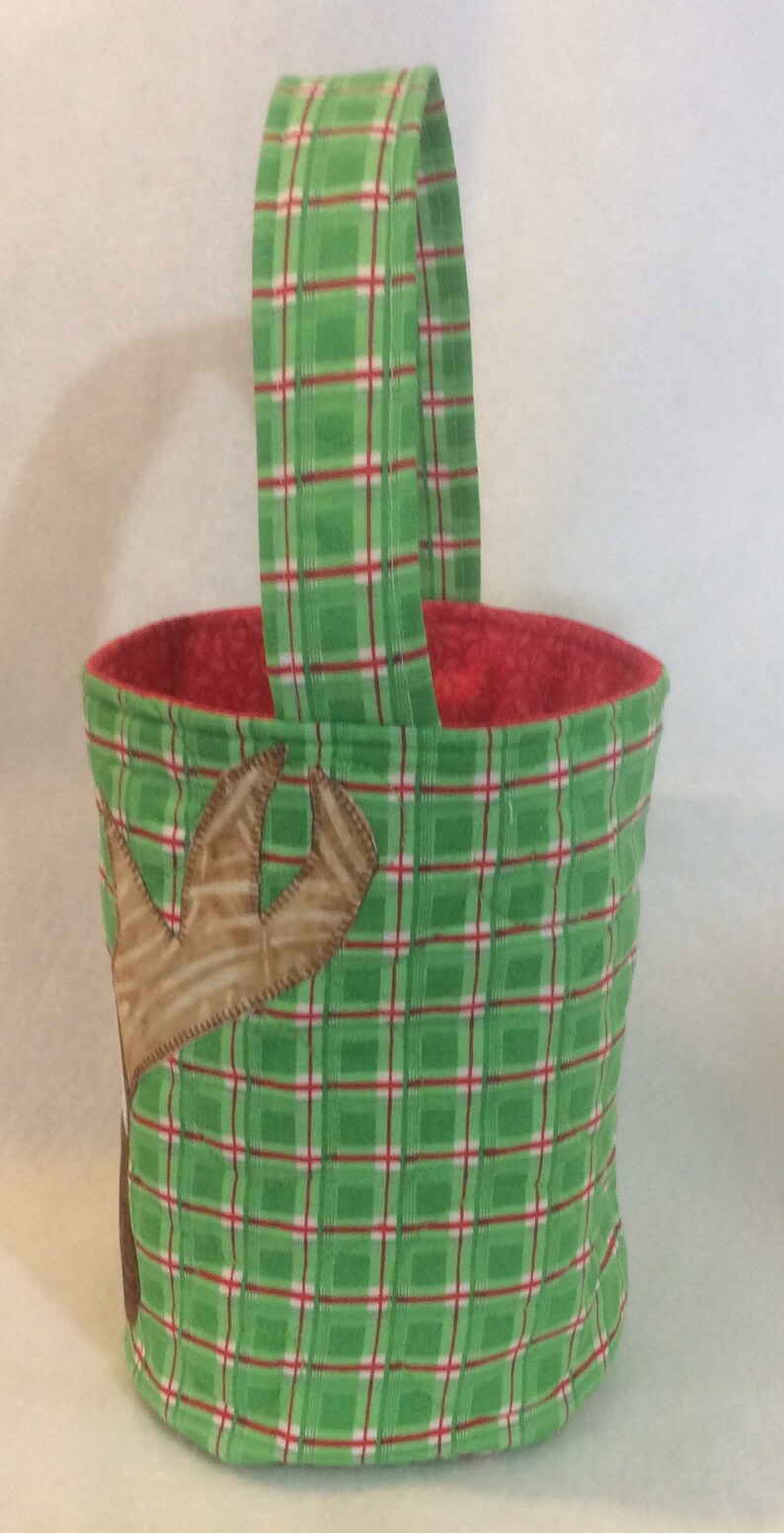 Christmas Rudolph Bag, Rudolph Treat Bag, Christmas Gift Bag, Rudolph ...