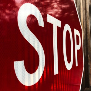 Stop Sign // 24" X 24" // Brand New Large Metal Street Sign, Wall Art ...