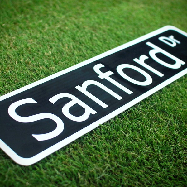 Reflective Street Sign - Etsy