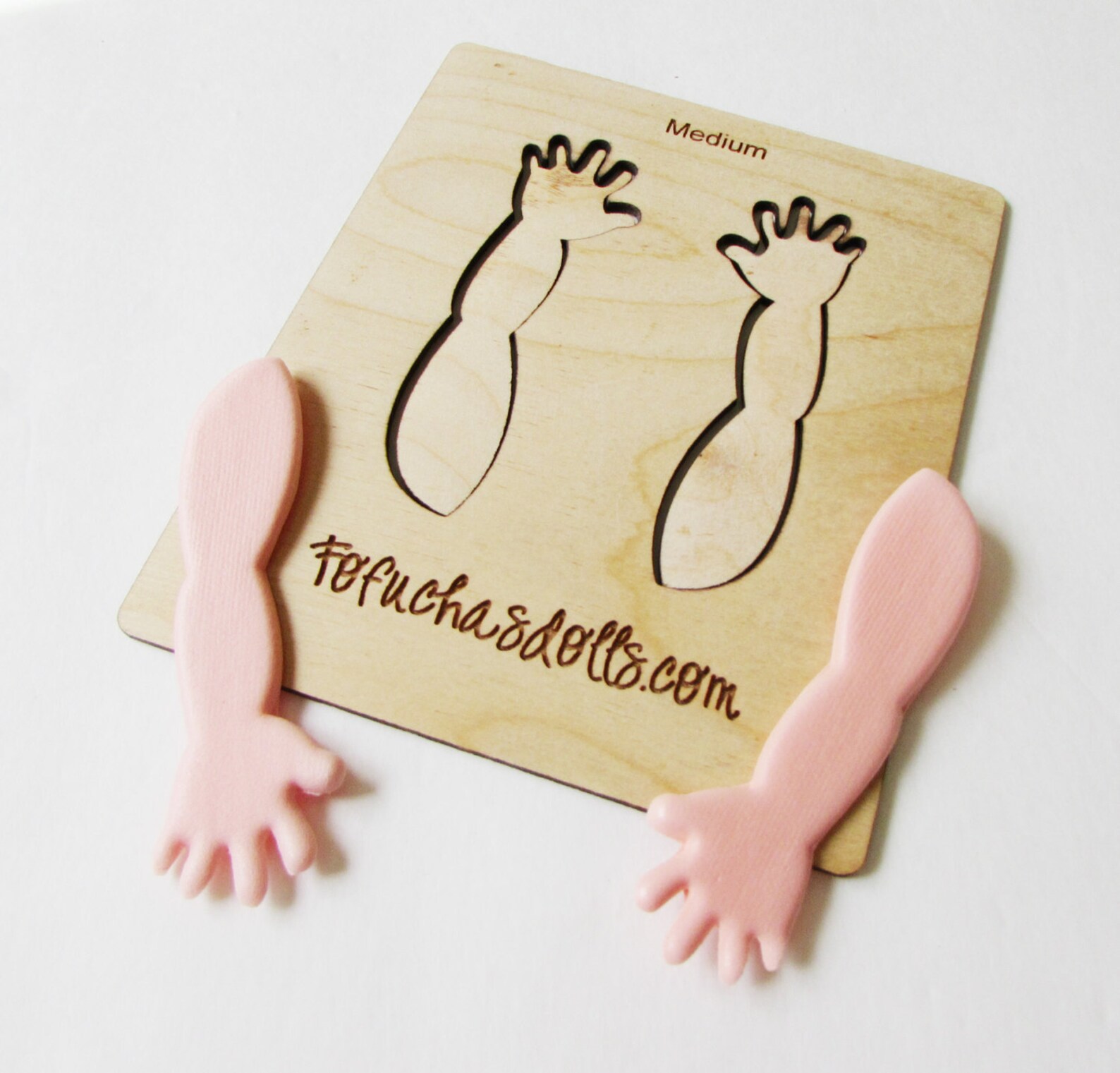 Fofucha medium Arm Template 3D Foam Craft Goma Eva - Etsy