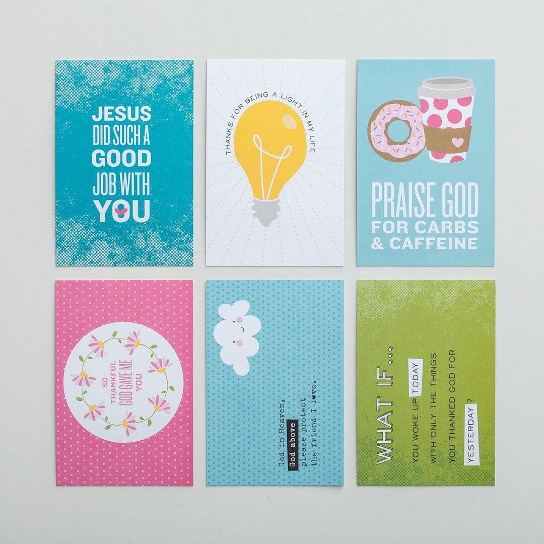 Illustrated Faith - 12 Praiseworthy Postcards - 2 of Each Design - Etsy