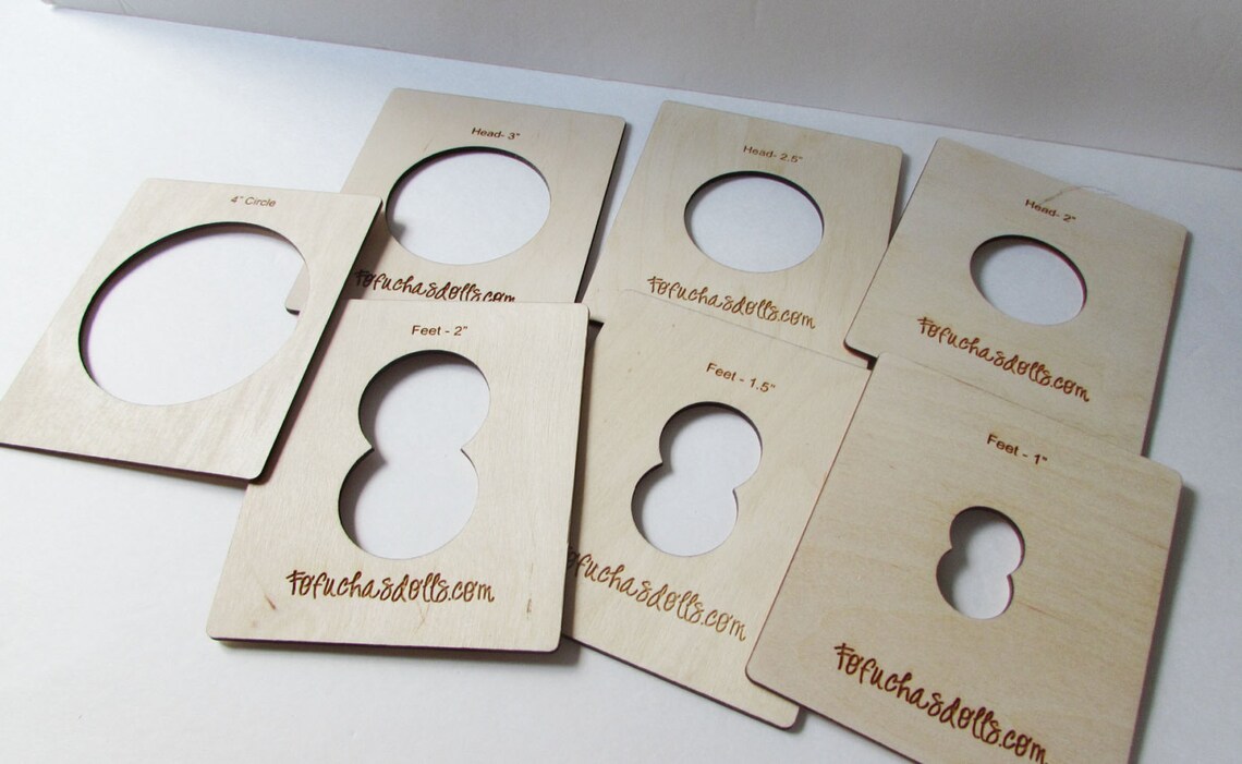 Fofucha Template Bundle 3D Foam Craft Goma Eva - Etsy