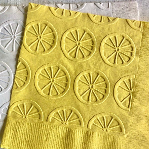 Lemon Napkins - Etsy