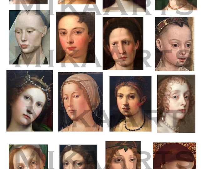 Collage Sheets: Female Figures/ Bundle of 5 Pdf's you Need LASER ...