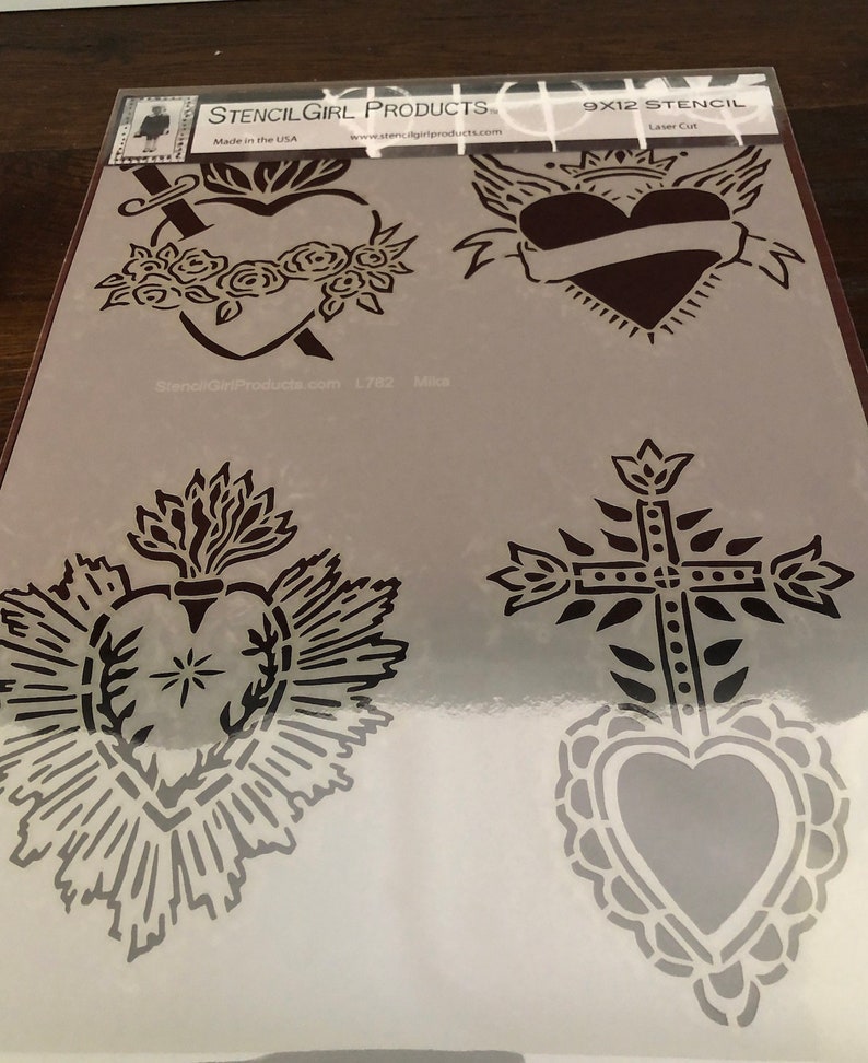 Four Stencil Design Sets | Etsy