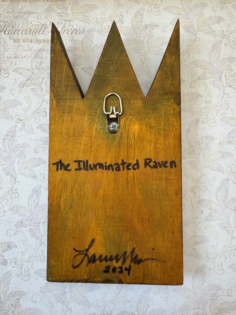 The Illuminated Raven - Etsy