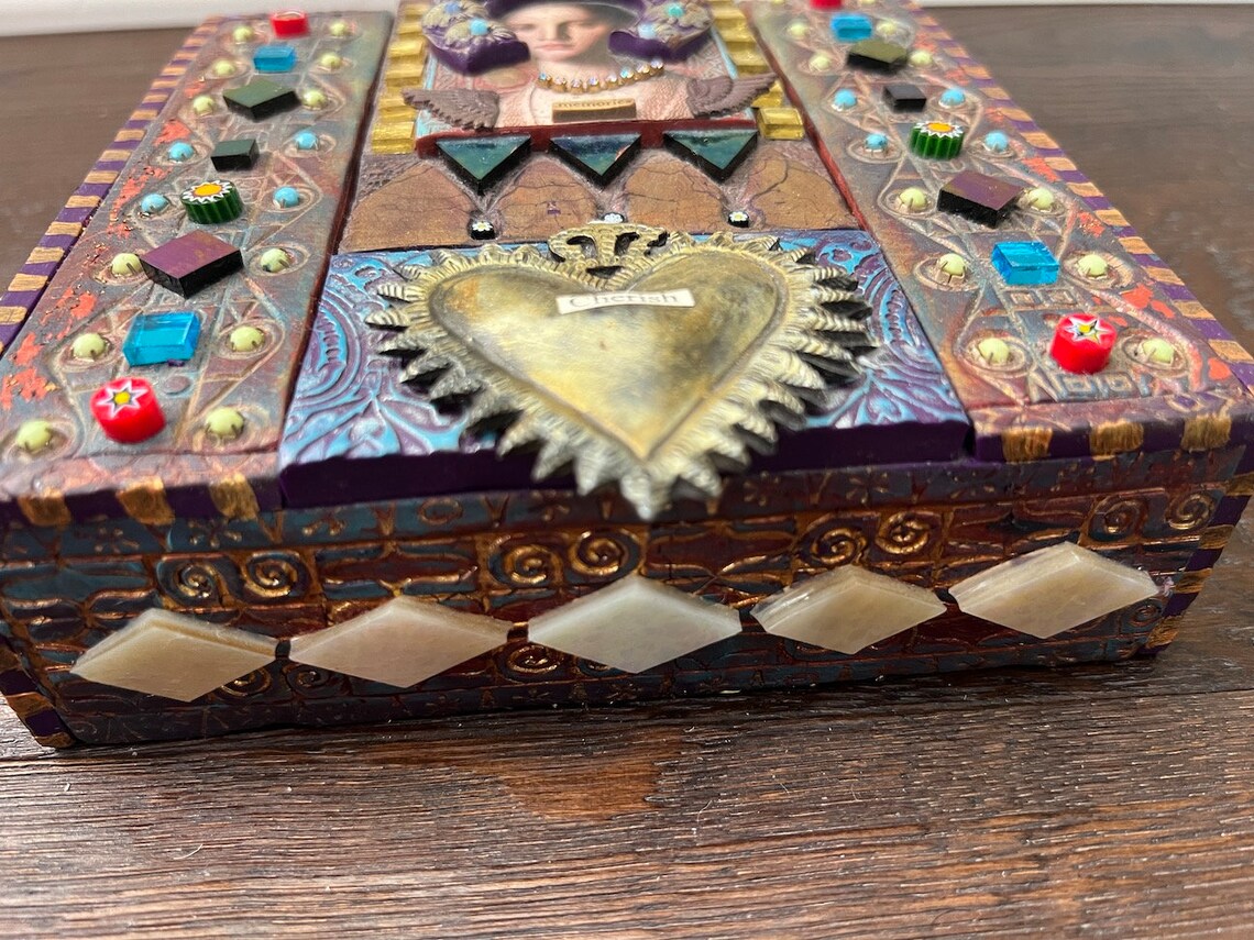 Mixed Media Polymer Clay Mosaic: "cherished Memories" - Etsy