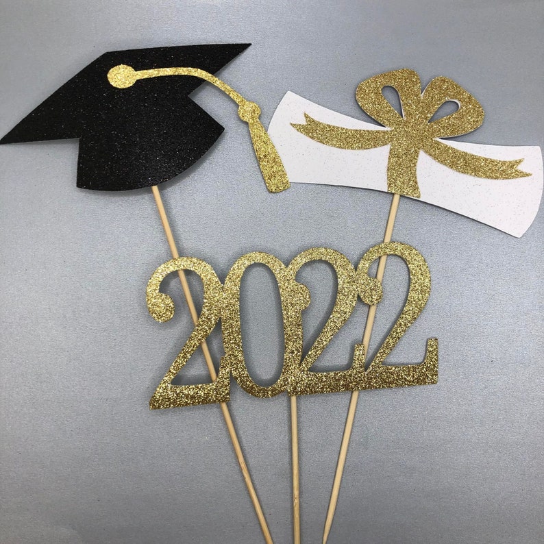 Graduation Centerpiece Sticks Graduation Decor Graduation | Etsy