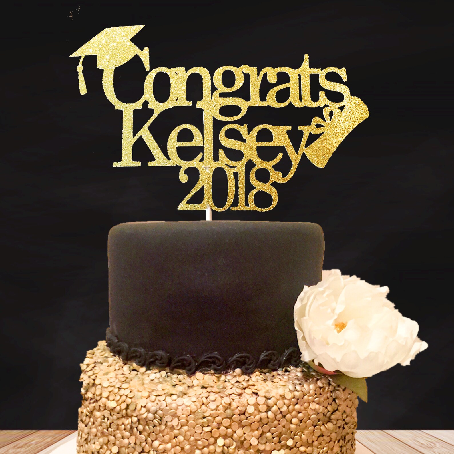 Congrats Cake Toppergraduation Cake Topperclass OF 2020 Cake | Etsy