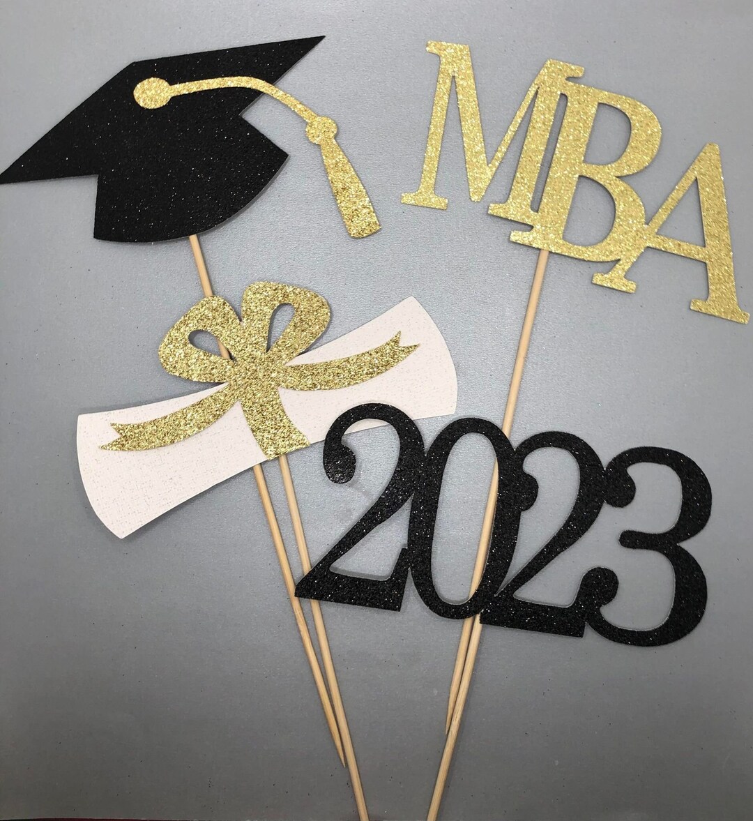 Graduation Centerpiece Sticks, Custom Title, Graduation Decorations ...
