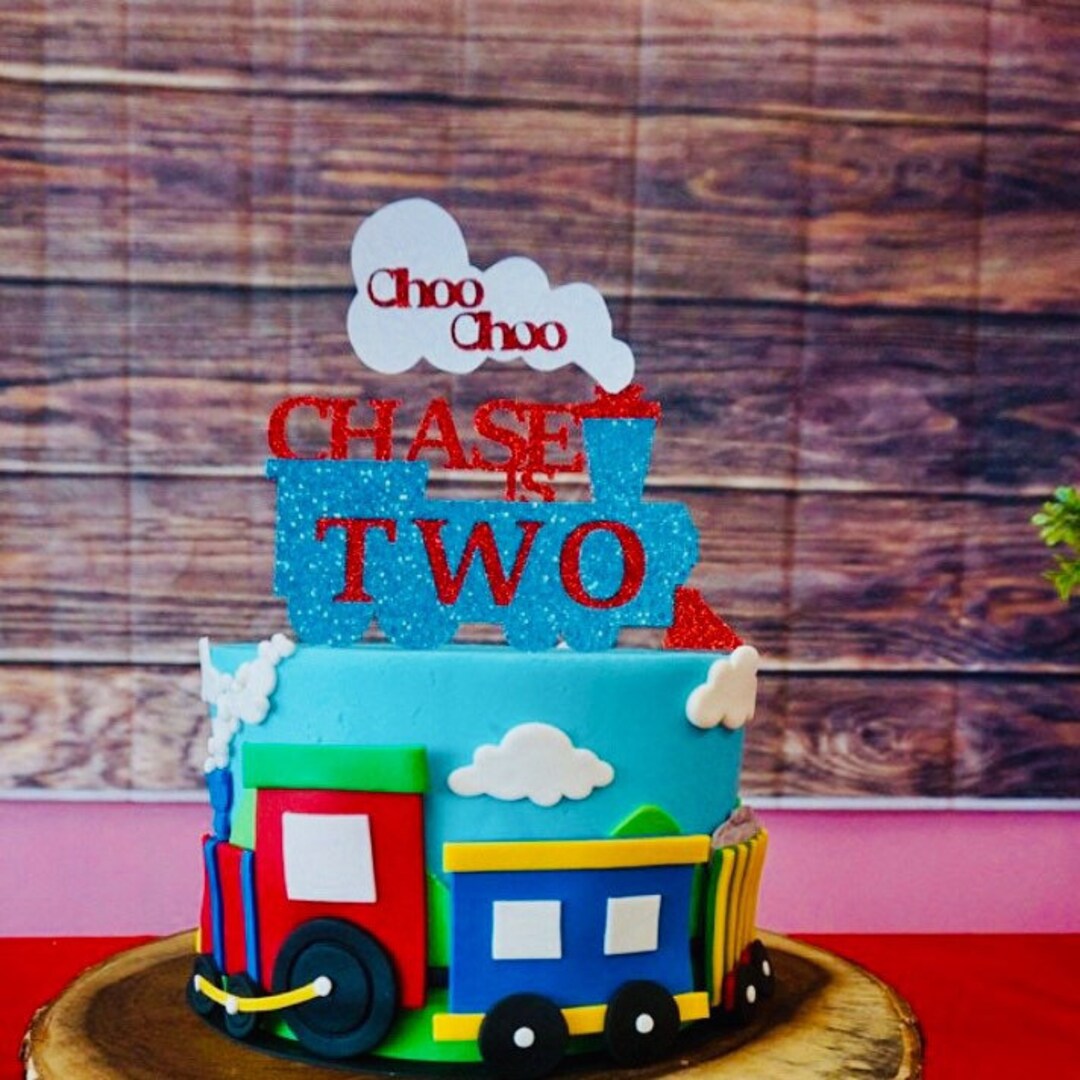 Train Cake Topper,train Birthday,train Birthday Party,choo Choo,train ...