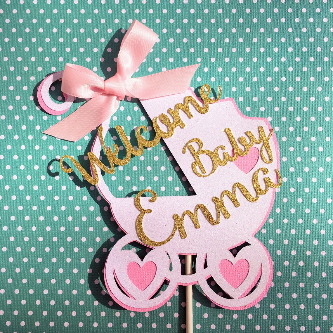 Welcome Baby Cake Topper,boy or Girl Cake Topper, Baby Shower Cake ...