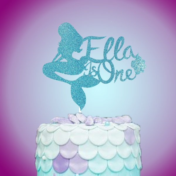 Mermaid Cake Topper - Etsy