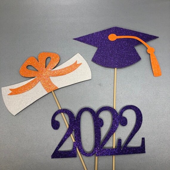 Graduation Centerpiece Sticks Graduation Decor Graduation | Etsy