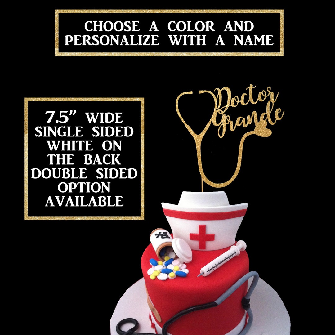 Doctor Graduation Cake Topper Graduation Cake Topper Doctor - Etsy