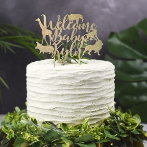 Safari Baby Shower, Safari Cake Topper, Safari Birthday Cake Topper ...