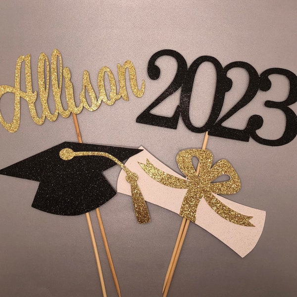 Graduation Centerpiece Sticks - Etsy