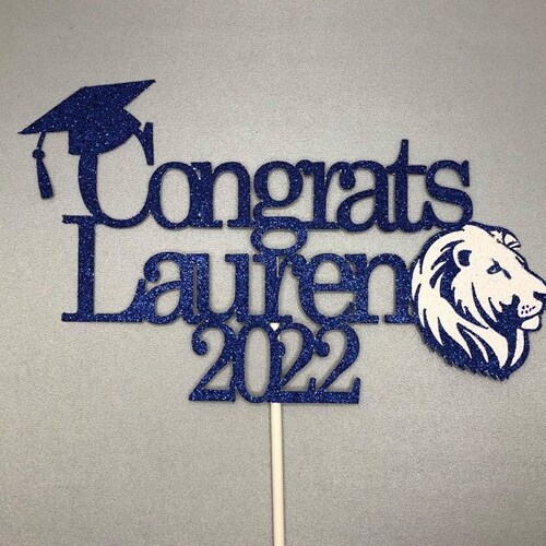 Personalized College Cake Topper Graduation Gift University - Etsy