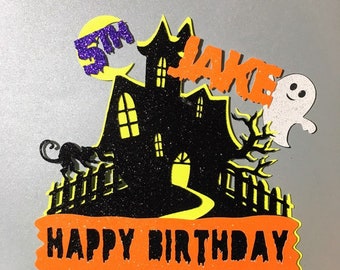 Halloween Cake Topper | Etsy