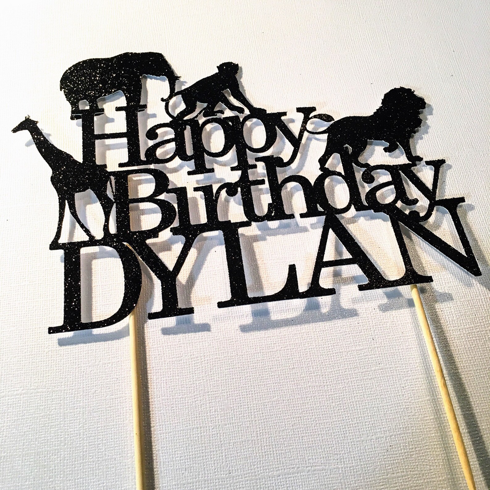 Safari Cake Topper Safari Birthday Cake Topper First - Etsy