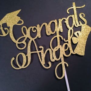 Congrats Cake Topper,graduation Cake Topper,class OF 2020 Cake Topper ...