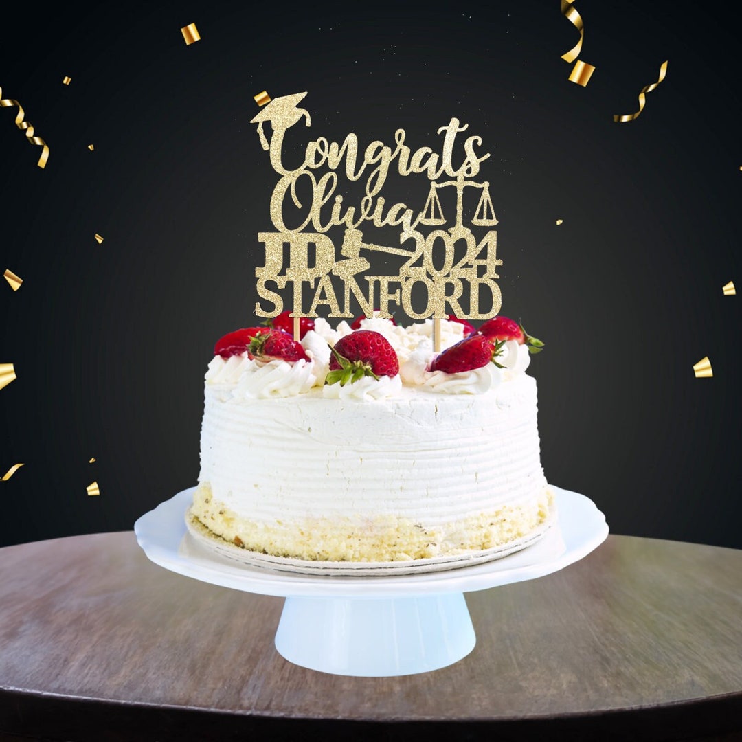 Graduation Cake Topper Custom, Lawyer Cake Topper, Lawyer Gift, Lawyer ...