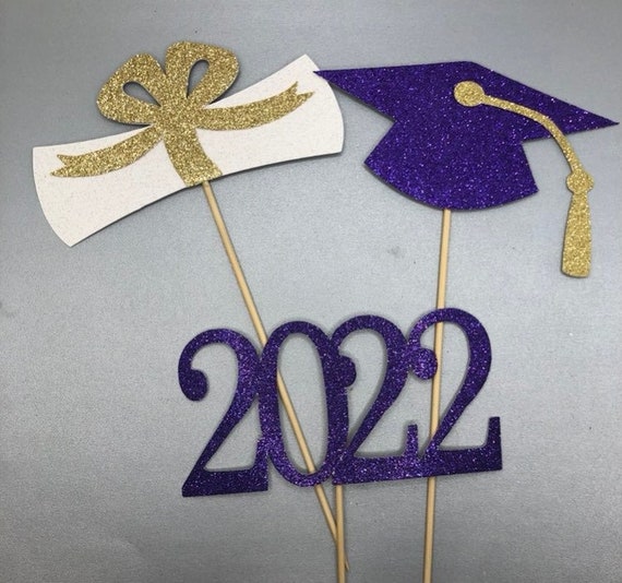 Graduation Centerpiece Sticks Graduation Decor Graduation | Etsy