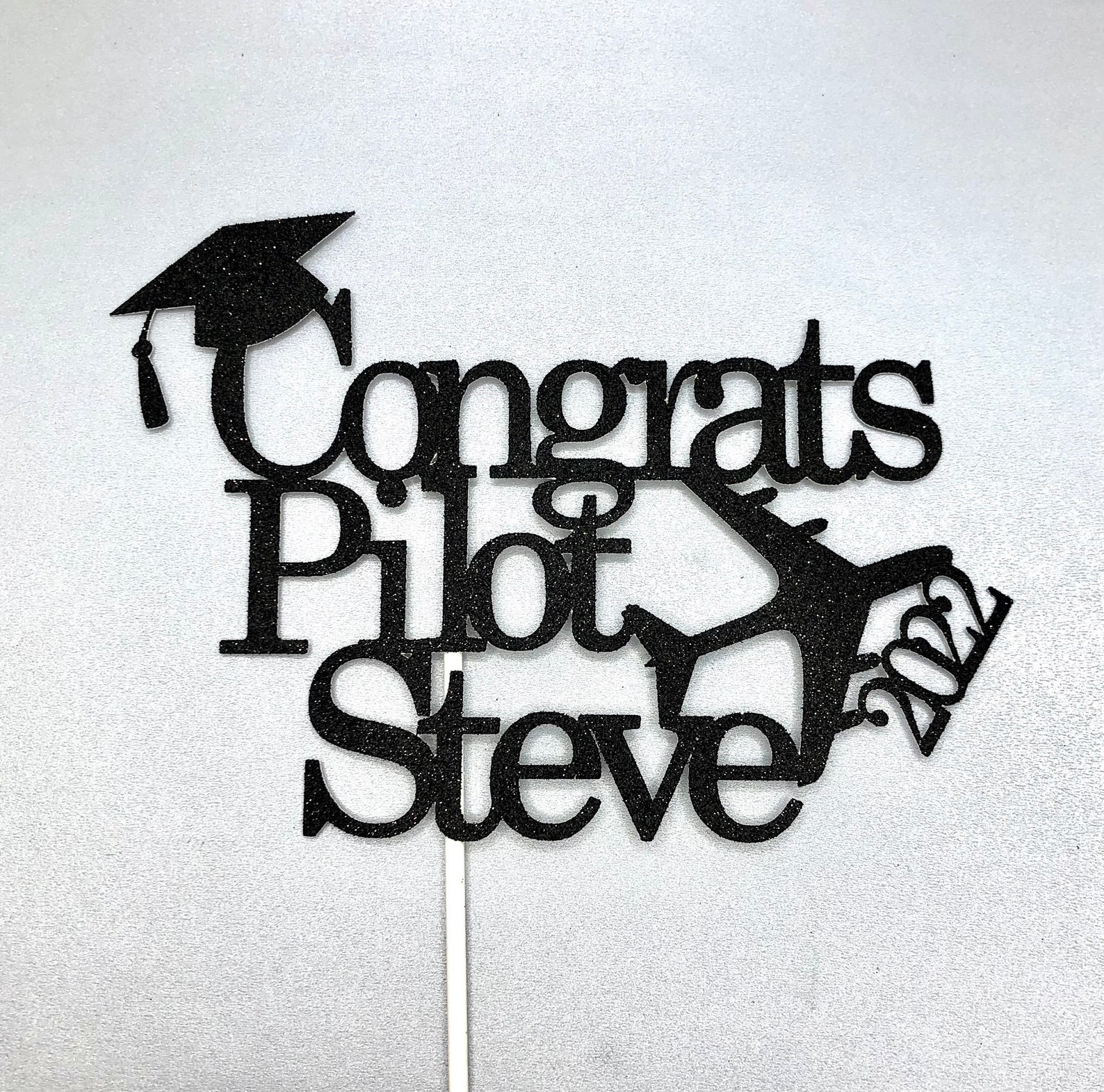 Pilot Graduation Cake Topper Air Force Graduation Cake | Etsy