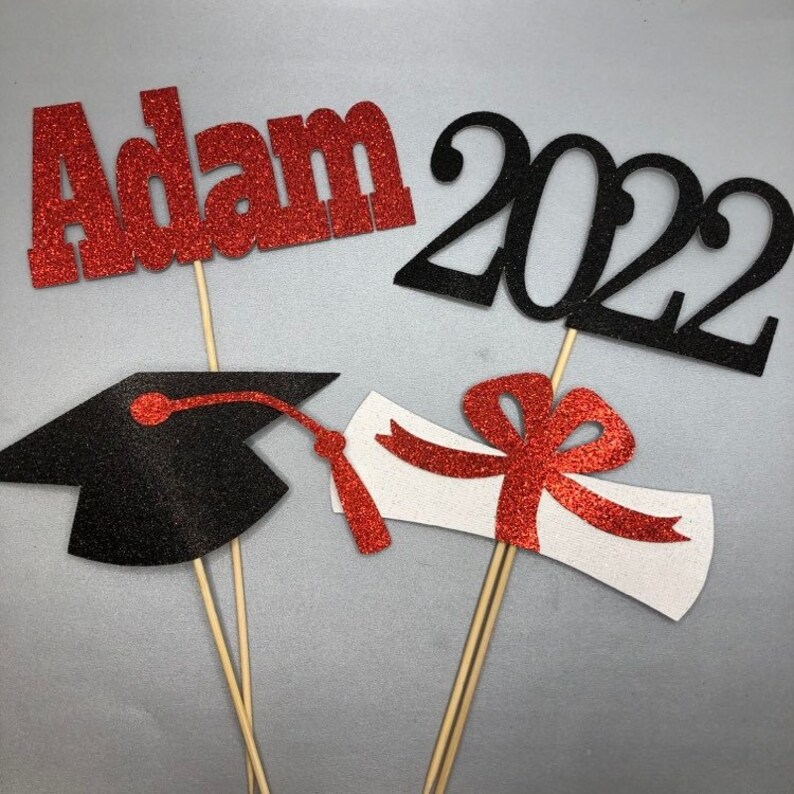 Graduation Centerpiece Sticks Graduation Decor Graduation - Etsy