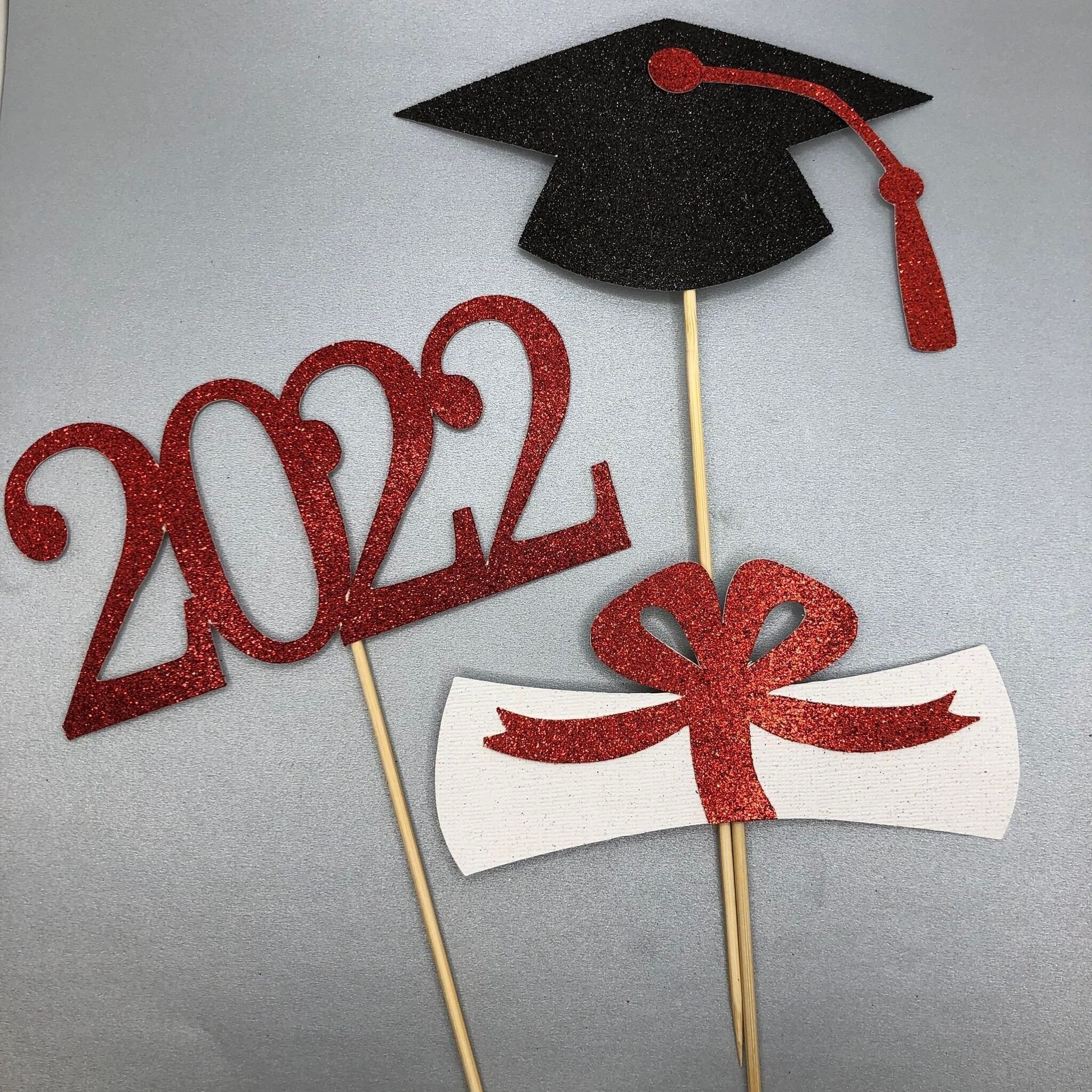 Graduation Centerpiece Sticks Graduation Decor Graduation | Etsy