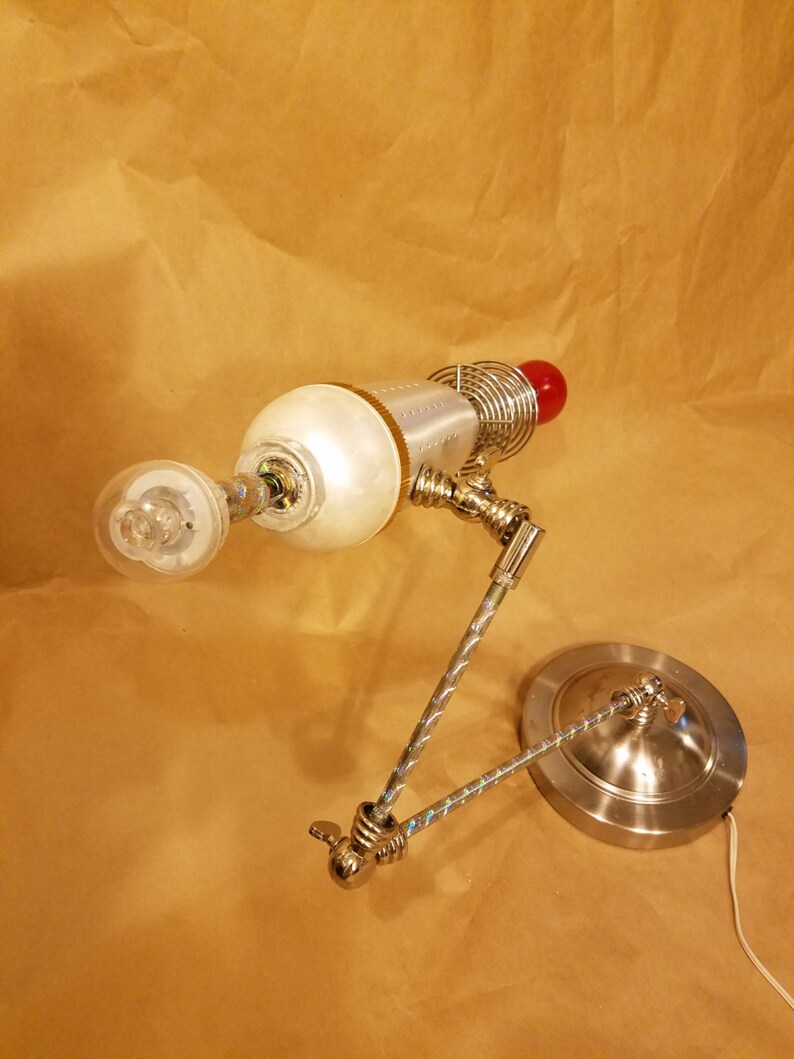 Desk Lamp/nightlight - Industrial - Steampunk - Buck Rogers - Flash ...