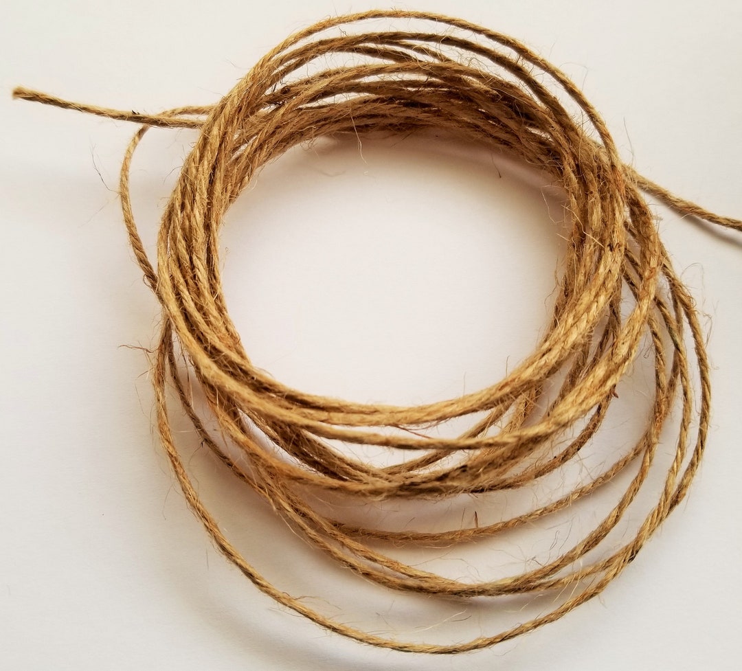 Raw Unwaxed Natural Hemp Cord, 2mm Hemp String, Hemp Yarn, Thick ...