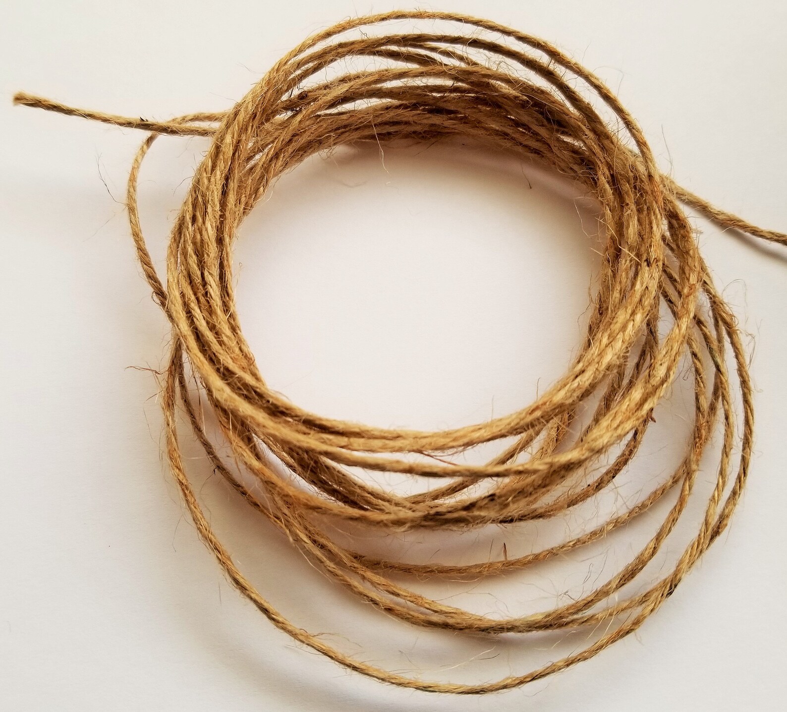 Raw Unwaxed Natural Hemp Cord, 2mm Hemp String, Hemp Yarn, Thick ...