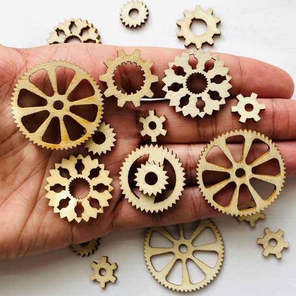 Wooden Gears - Etsy