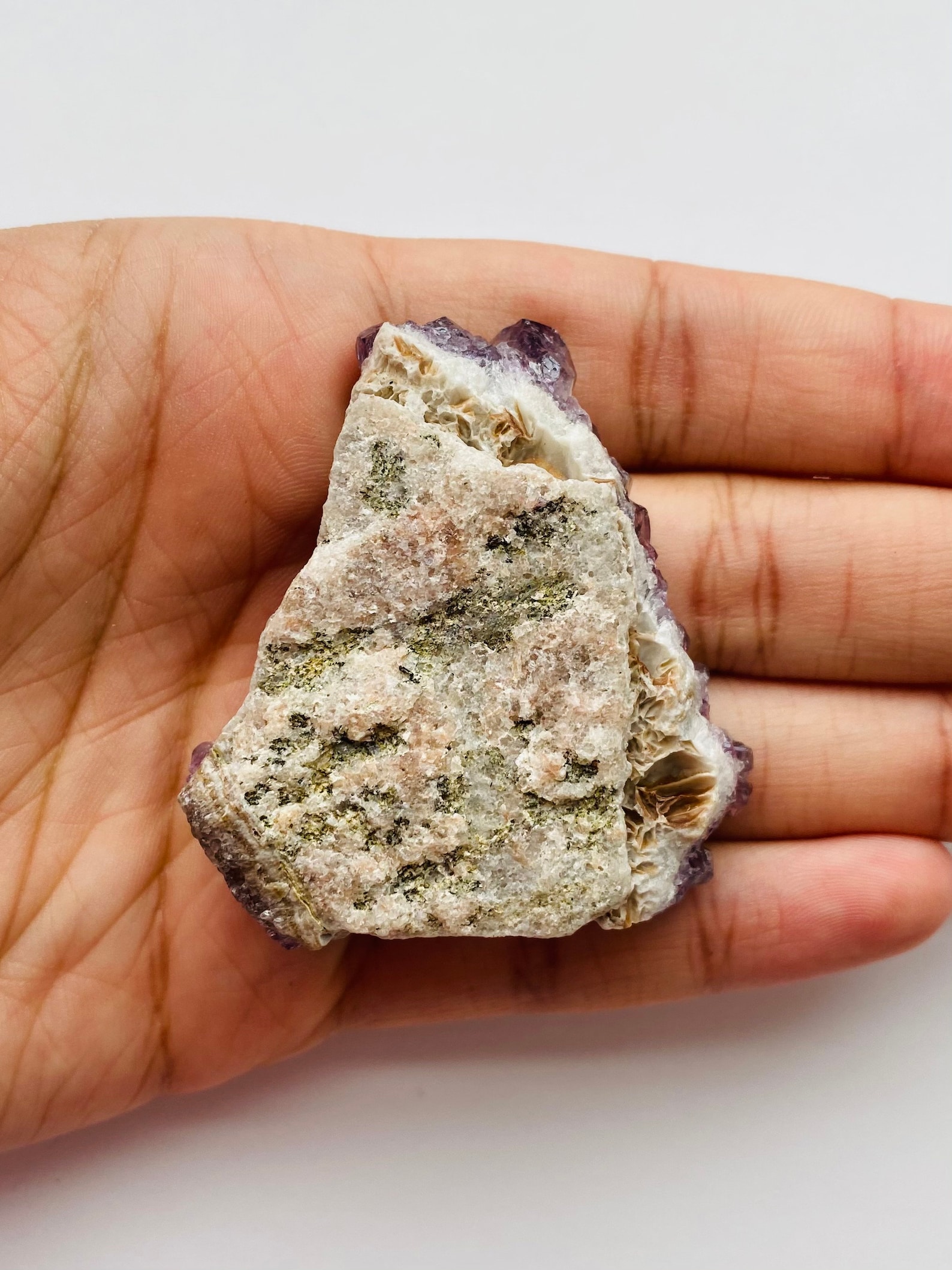 Large Angel Aura Amethyst Crystal Cluster Stone One of a Kind | Etsy