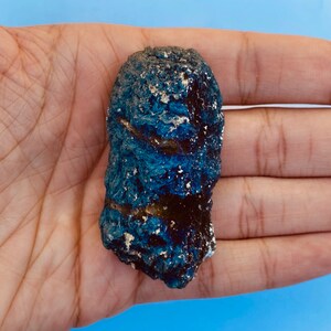 Large Colorful Rainbow Stone, Titanium Geode Stone, Designer Stones ...