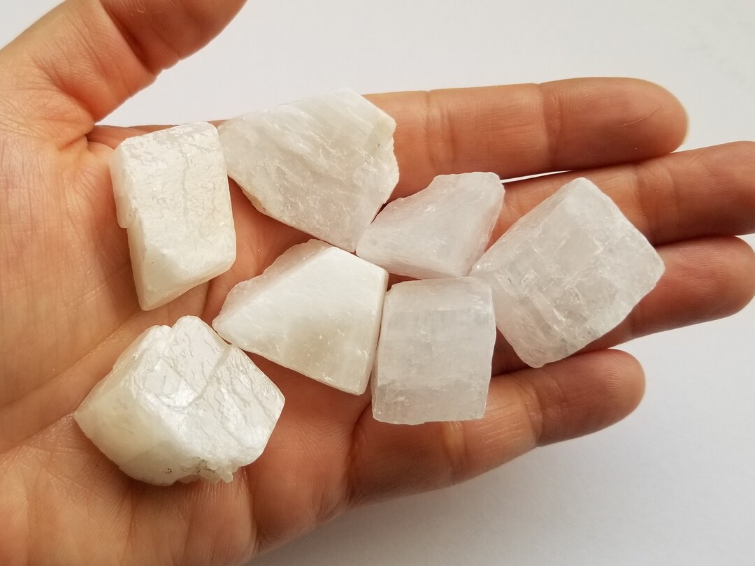 Raw Cubic White Calcite, Rough Calcite Stones, Rough Calcite, Cubic ...