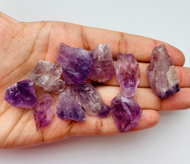 Raw Amethyst Crystal Small Amethyst Rough Stones Crystal - Etsy