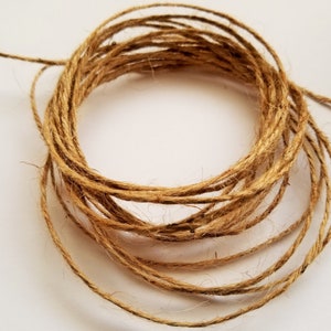 Raw Unwaxed Natural Hemp Cord, 2mm Hemp String, Hemp Yarn, Thick ...