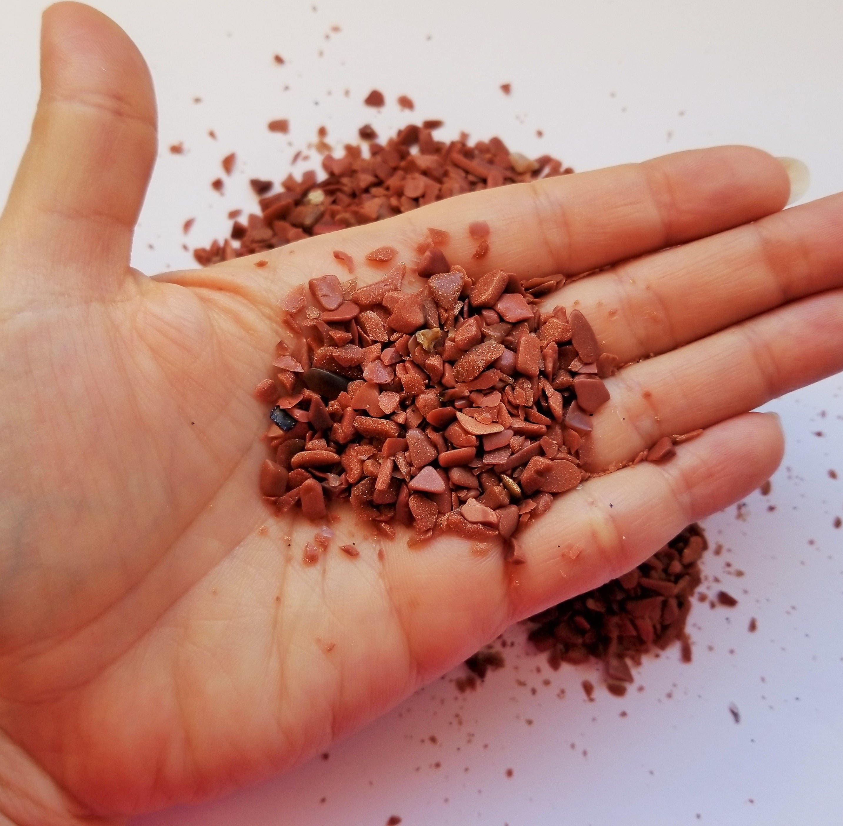 Small Gold Stone Rocks Orange Rocks Tiny Golden Stones | Etsy