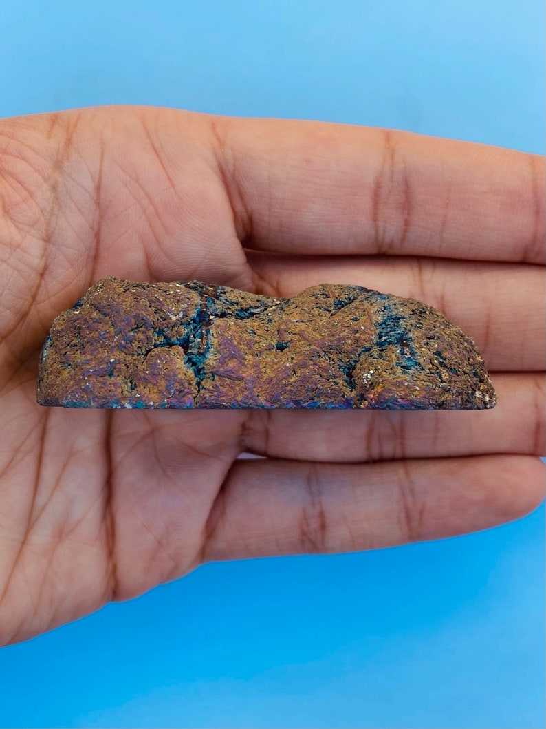 Large Colorful Rainbow Stone Titanium Geode Stone Designer - Etsy