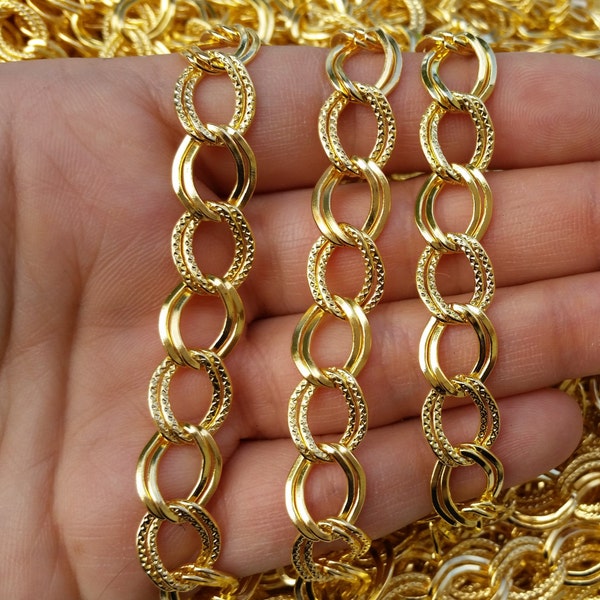 Double Link Chain - Etsy