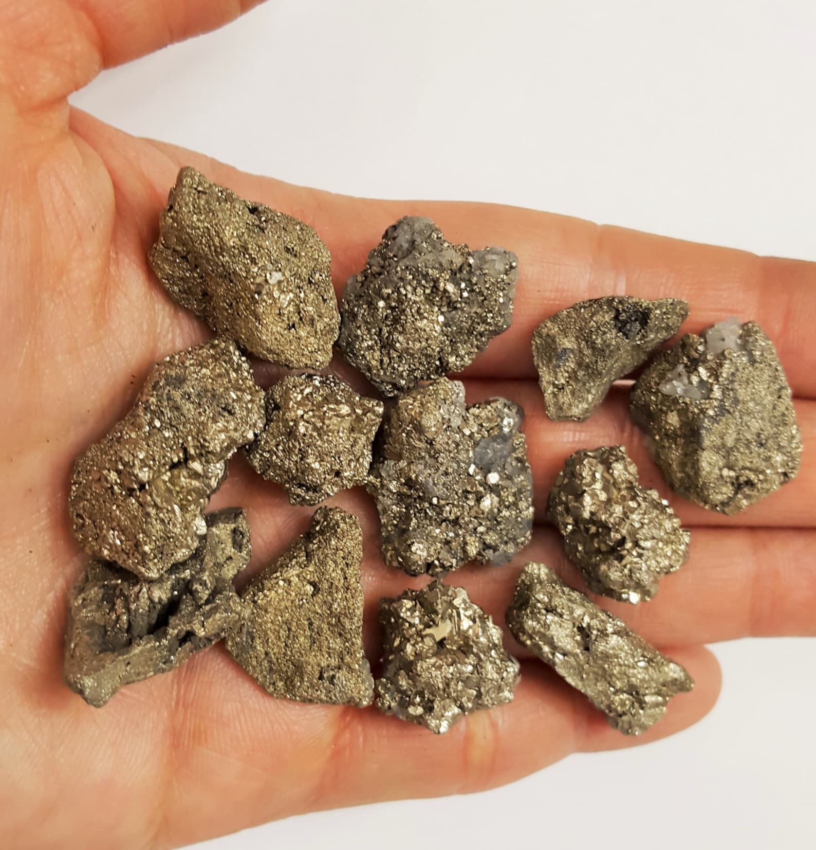 Small Golden Pyrite Stones Handful of Raw Natural Stones | Etsy