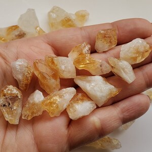 Med Raw Citrine Crystal Stones Crystal Rocks Yellow Citrine | Etsy